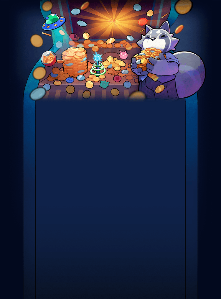 Raccoon Coin Pusher