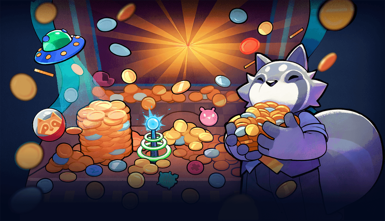 Raccoon Coin Pusher